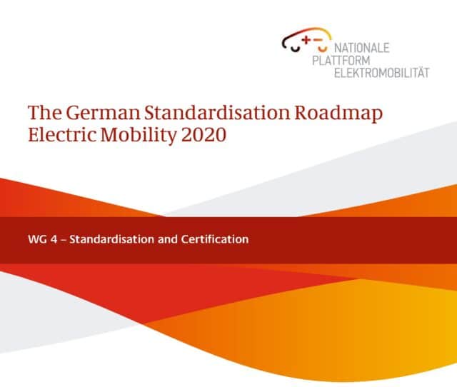 The German Standardisation Roadmap Electric Mobility 2020