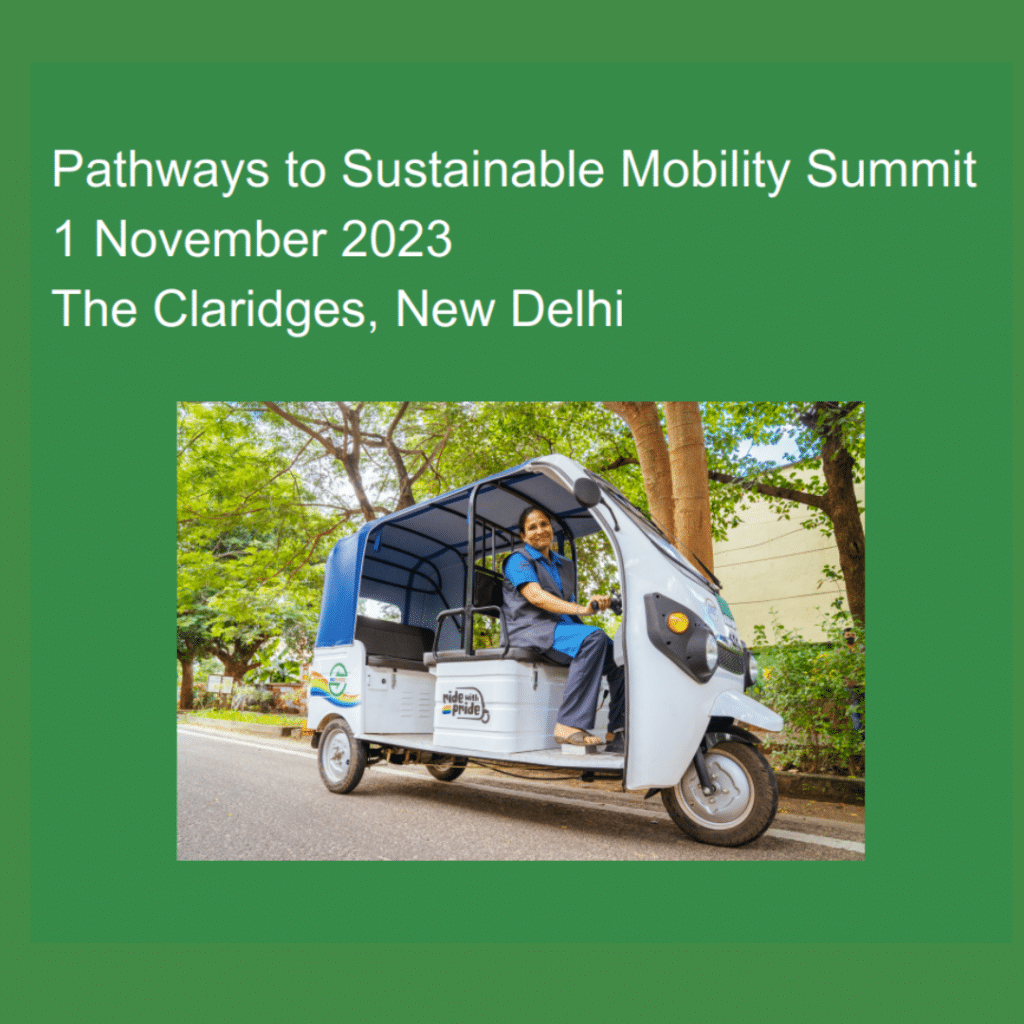 Pathways to Sustainable Mobility Summit » TUMI